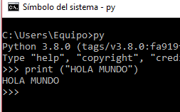 Mi primer programa en Python.🐍